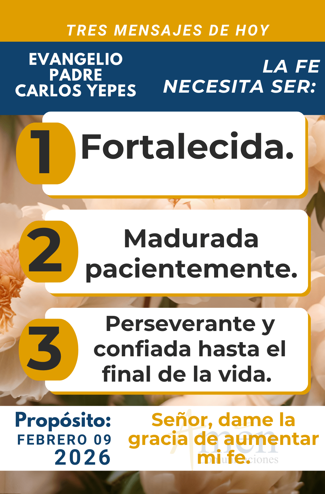 Evangelio De Hoy 8 Febrero De 2026 Padre Carlos Yepes